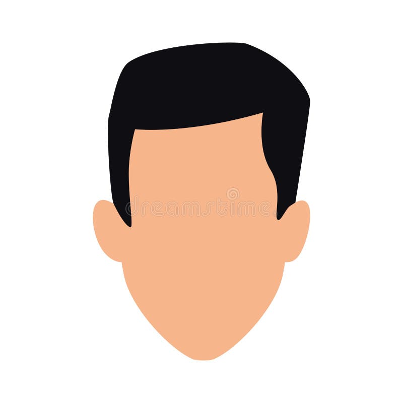 Avatar Man Head Icon, Flat Design Stock Vector - Illustration of person ...