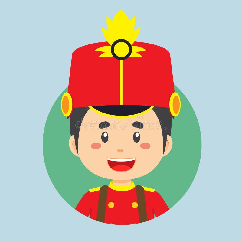 Avatar of a Marching Character Stock Vector - Illustration of school ...