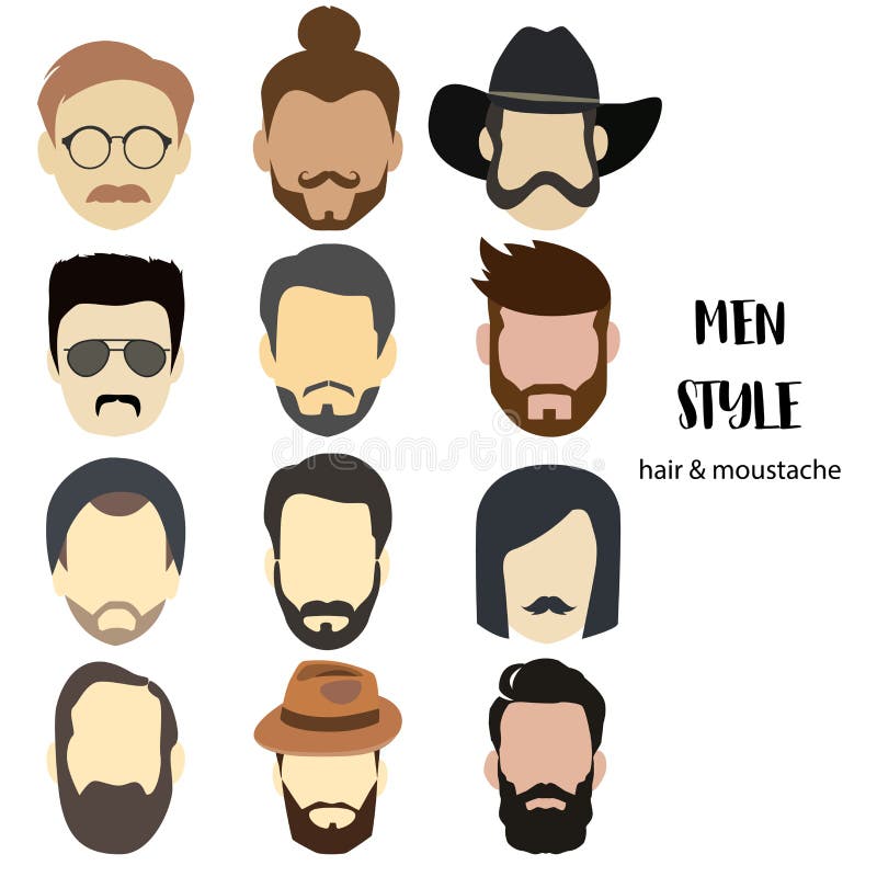Avatar men stock vector. Illustration of person, isolated - 100306562