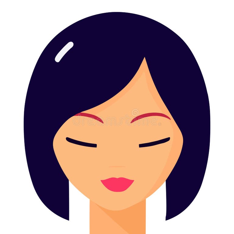 Avatar for Mobile Application Flat Design Vector Illustration Stock ...