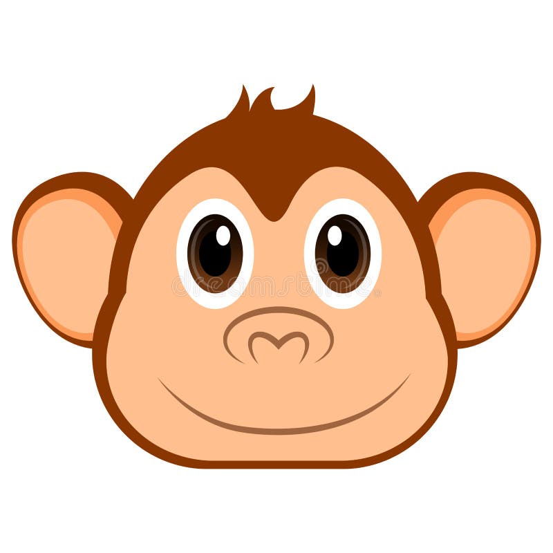Monkey avatar stock illustration. Illustration of brown - 47004256