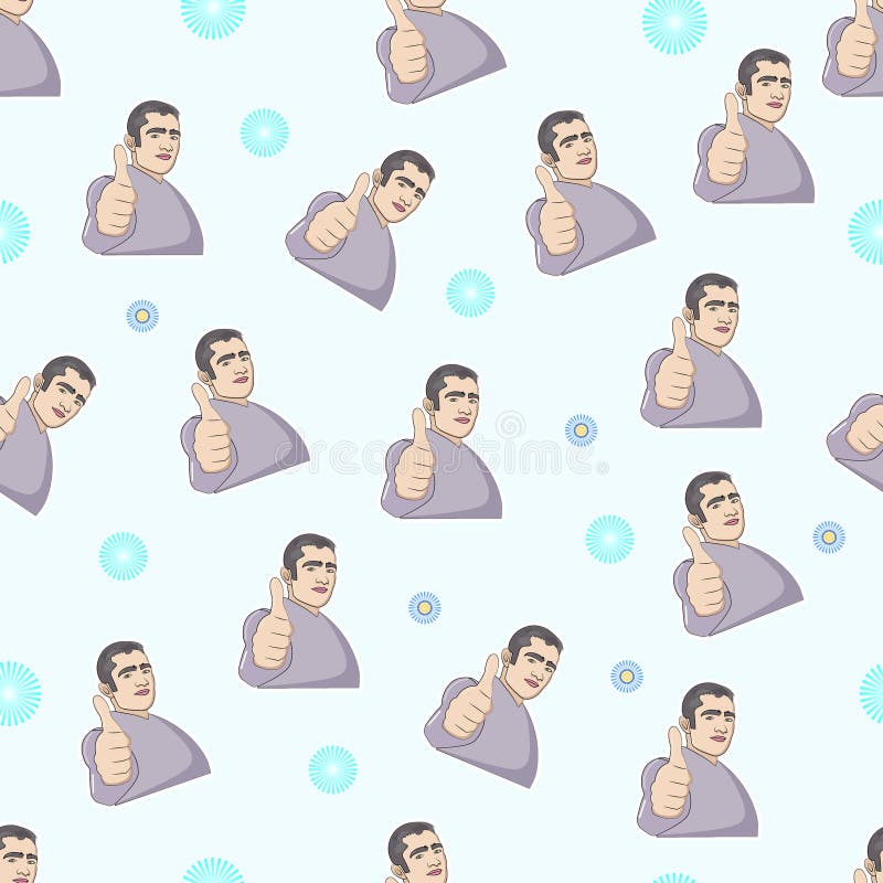 Avatar pattern stock illustration. Illustration of white - 272235523