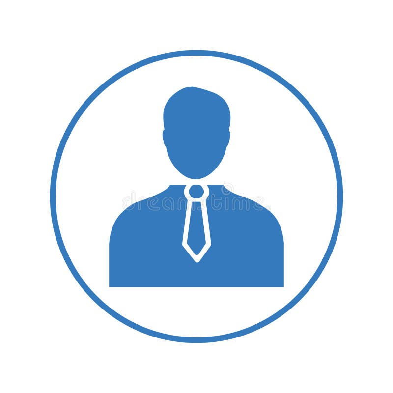 Avatar, Person, User Icon, Blue Color Stock Vector - Illustration of ...