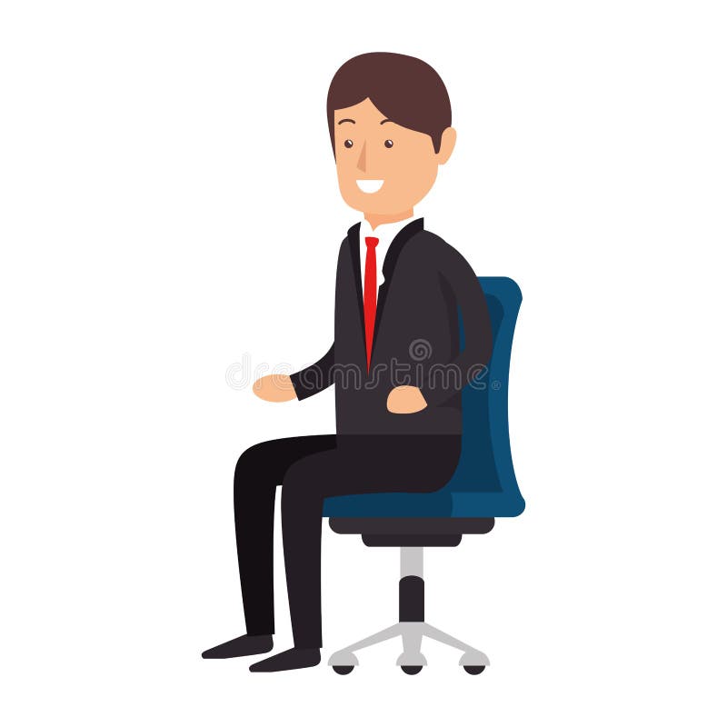 Avatar person working icon stock vector. Illustration of manager - 80861003