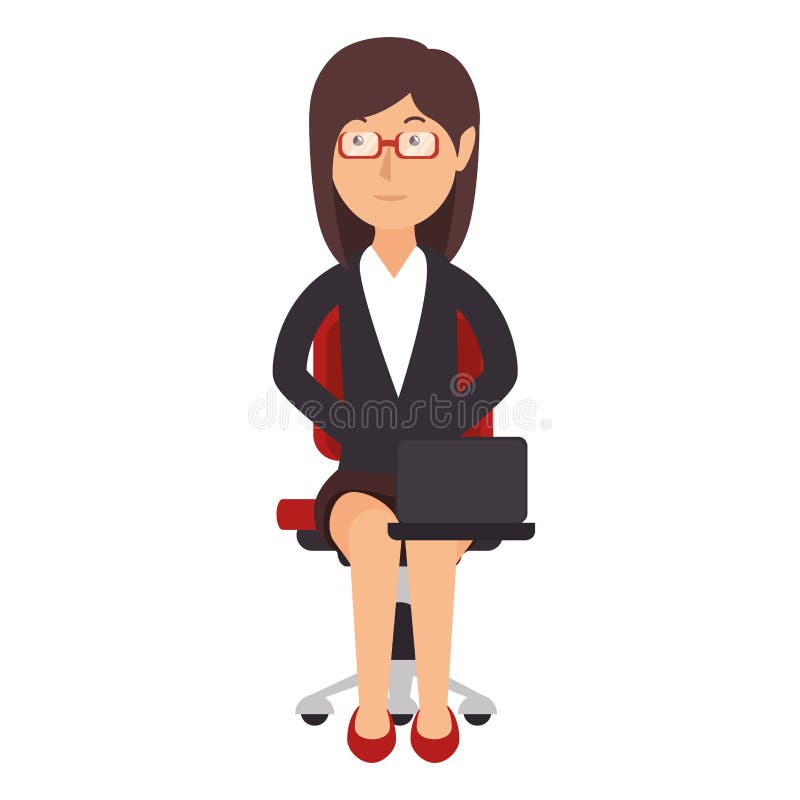 Avatar person working icon stock vector. Illustration of corporate ...