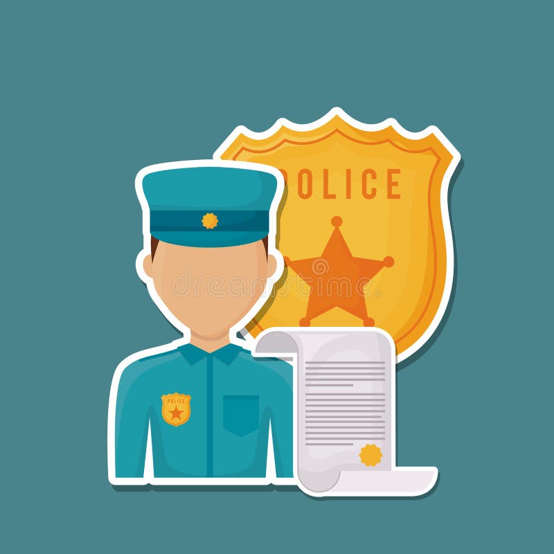 Avatar police man icon stock vector. Illustration of document - 116977929 Avatar police man icon stock vector. Illustration of document - 116977929