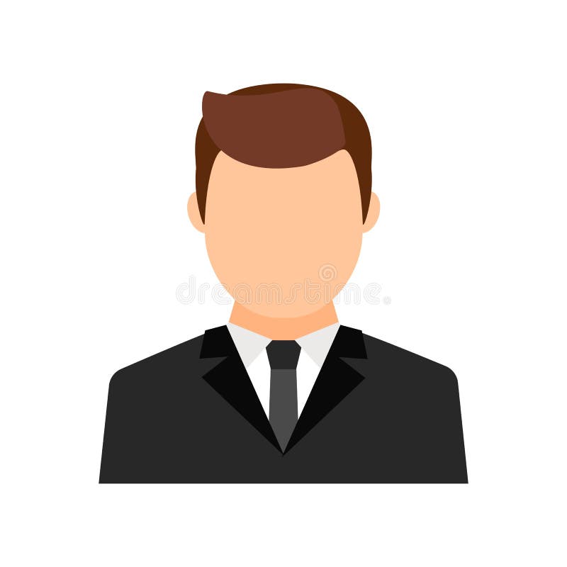 Avatar, Portrait of a Man in a Suit. Vector. Stock Vector ...