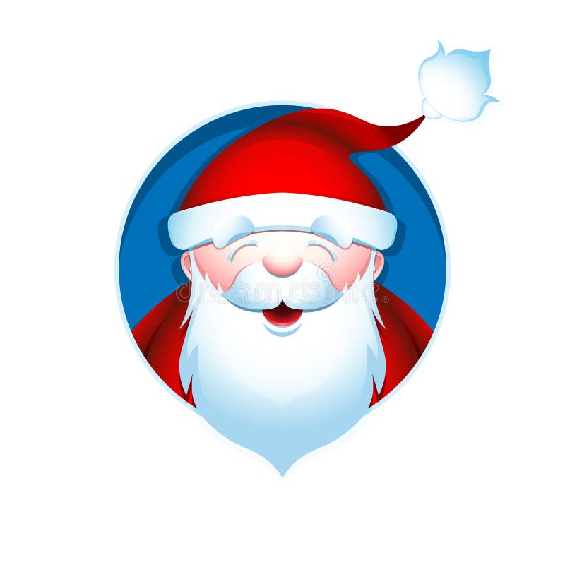 Avatar Portrait of Santa Claus Stock Vector - Illustration of claus ...