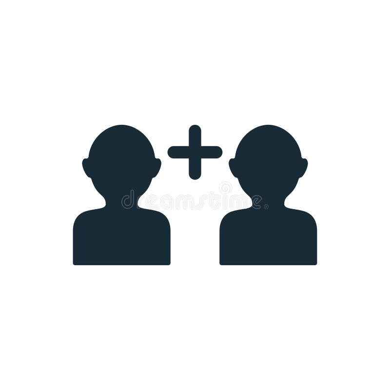 Avatar Profile Add Friend Icon Design Template Elements Stock Vector ...