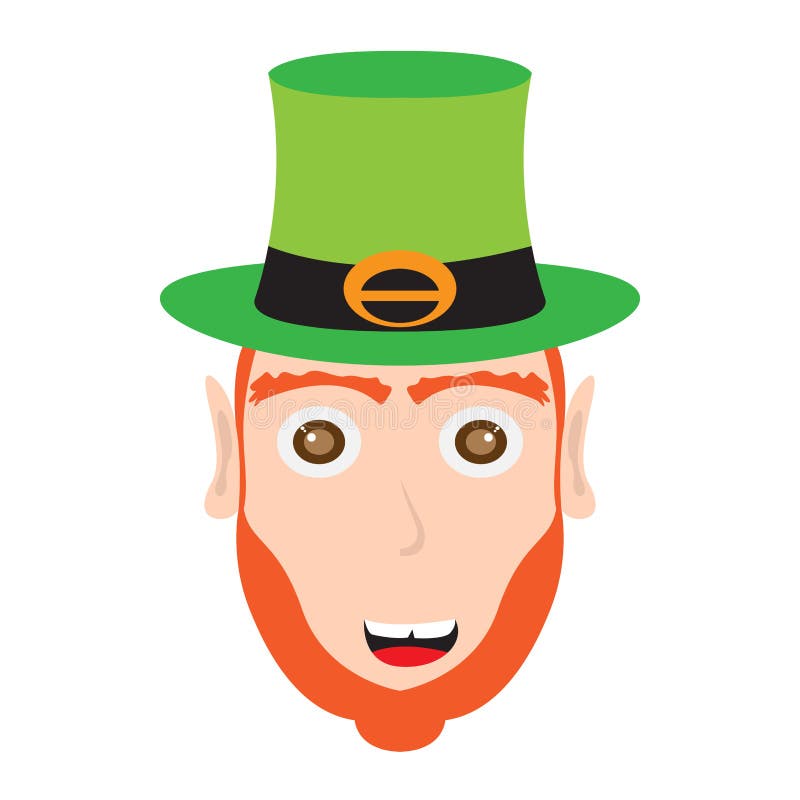 Avatar of a Surprised Irish Elf Stock Vector - Illustration of design ...