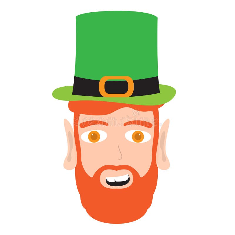 Avatar of a Surprised Irish Elf Stock Vector - Illustration of ireland ...