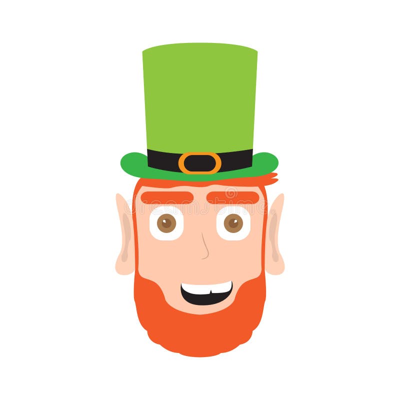 Avatar of a Surprised Irish Elf Stock Vector - Illustration of design ...