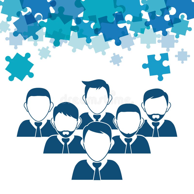 Avatar Teamwork Support Design Stock Vector - Illustration of teamwork ...