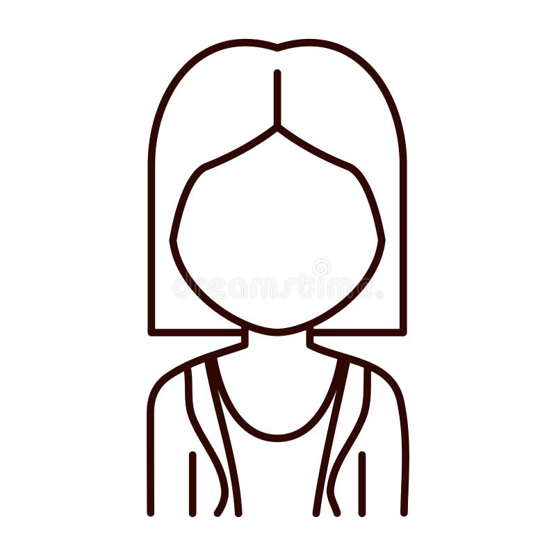Avatar woman user stock vector. Illustration of girl - 79193688