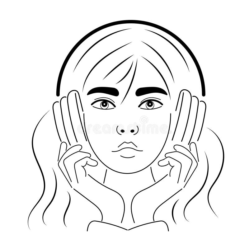 Avatar Woman. User Portrait. Profile Icon Outline Stock Illustration ...