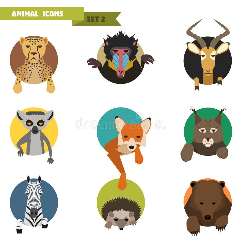 Avatars Animaux Illustration De Vecteur Illustration Stock ... Avatars Animaux Illustration De Vecteur Illustration Stock ...