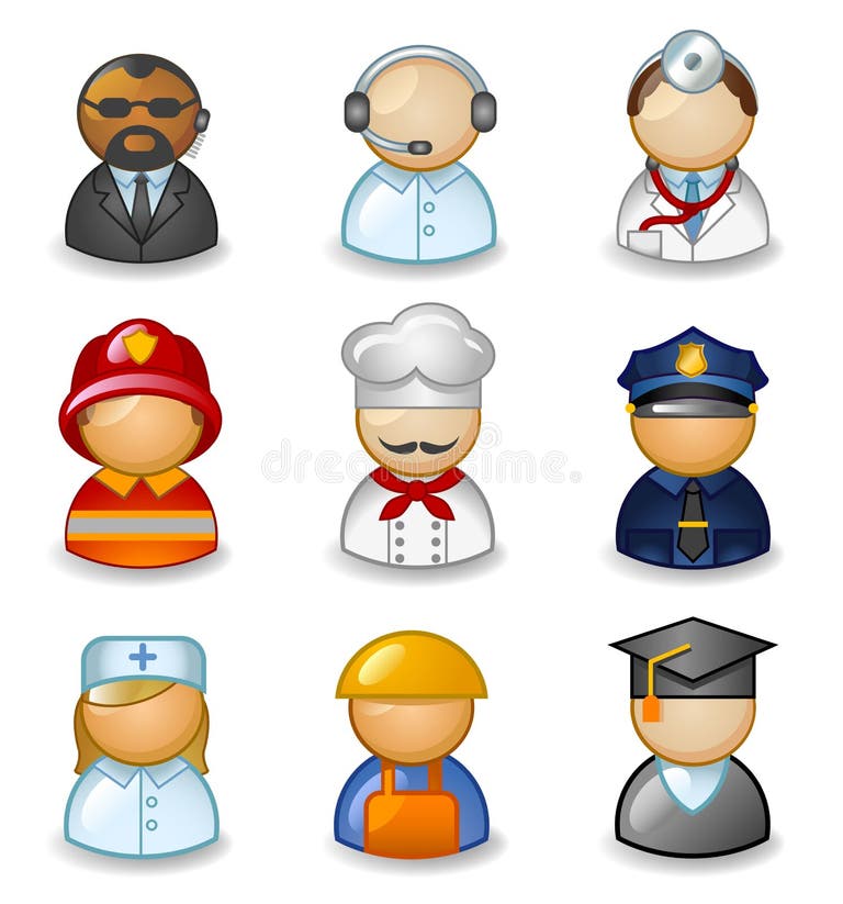 Professions Circle Stock Illustrations – 745 Professions Circle Stock ...