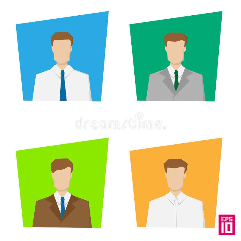 Avatars stock vector. Illustration of human, manager - 70416014