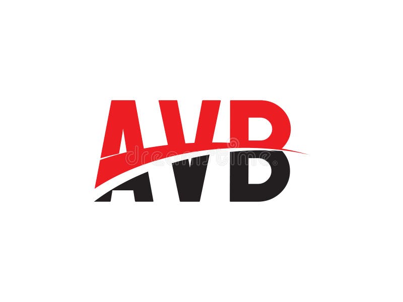 AVB Letter Initial Logo Design Vector Illustration Stock Vector ...