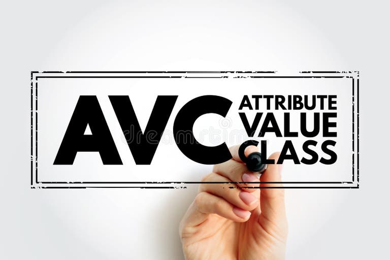 AVC - Attribute Value Class Acronym, Technology Concept Background ...
