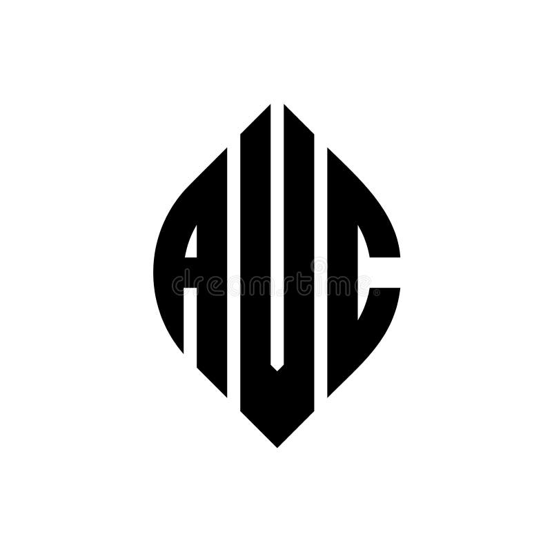 AVC Circle Letter Logo Design with Circle and Ellipse Shape. AVC ...