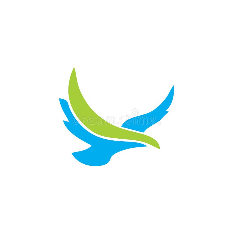 Ave Verde E Azul Com Fundo Branco Ilustração Stock - Ilustração de ...