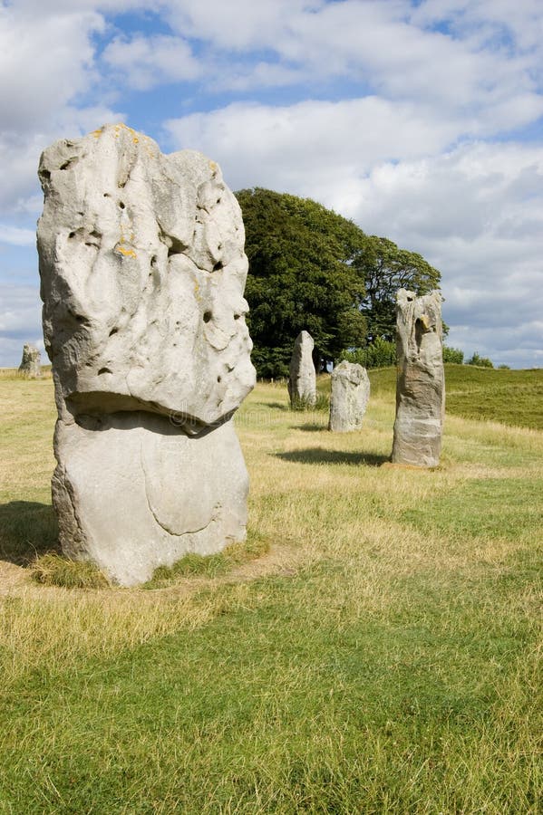 Avebury Stone Circle, Wiltshire Stock Image - Image of monument ...