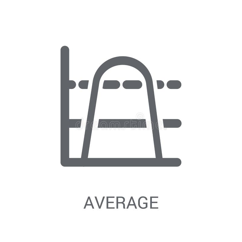 Average (arithmetic Mean) Icon. Trendy Average (arithmetic Mean) Logo ...