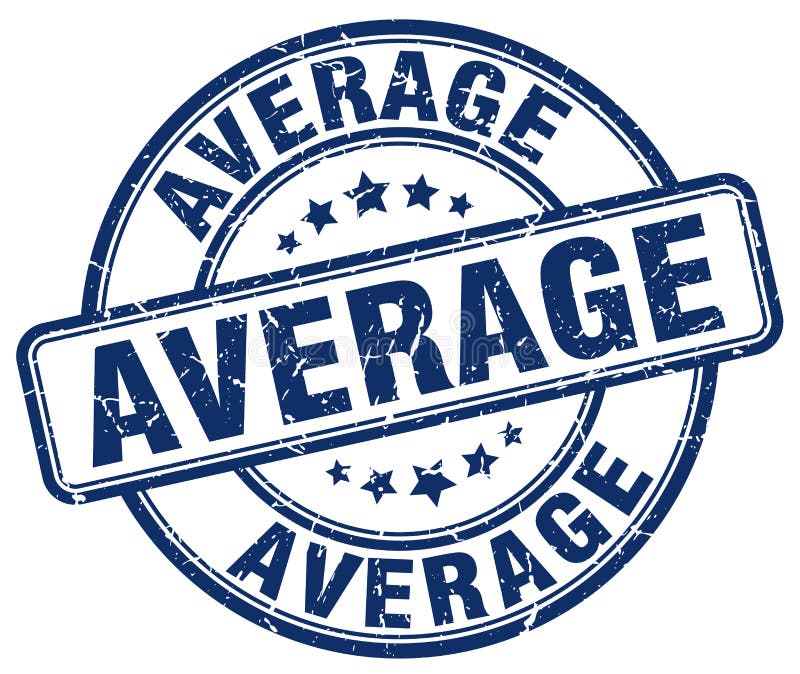 Average blue stamp stock vector. Illustration of vintage - 119341695