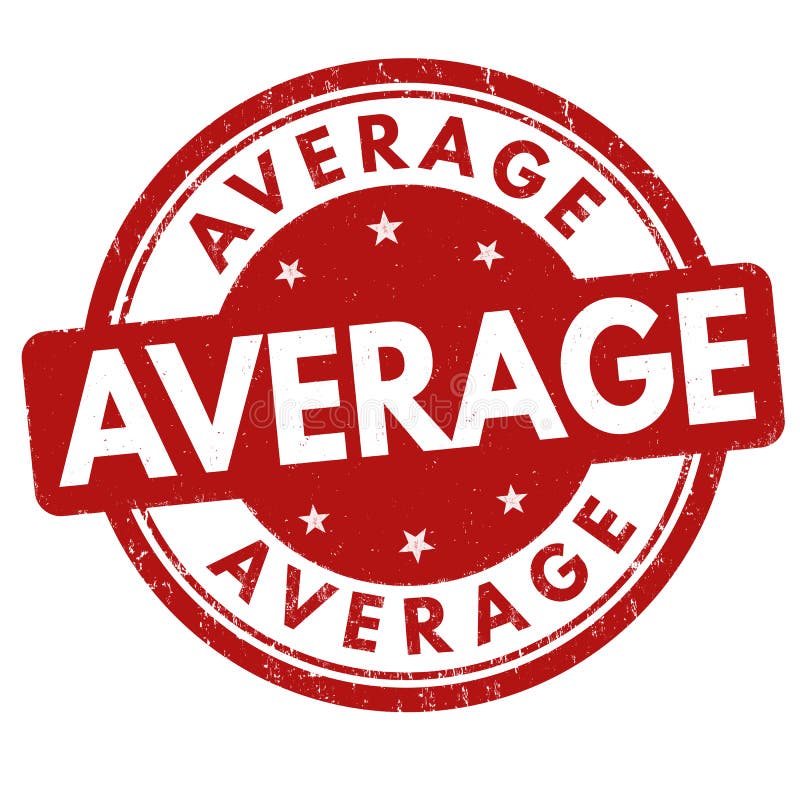 Average Grunge Rubber Stamp Stock Vector - Illustration of common ...