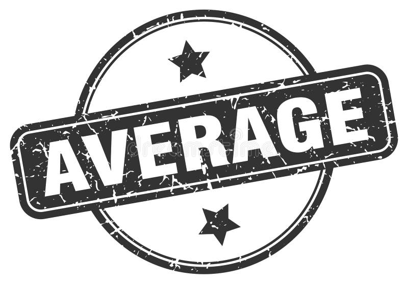 Average stamp stock vector. Illustration of round, circle - 148305777