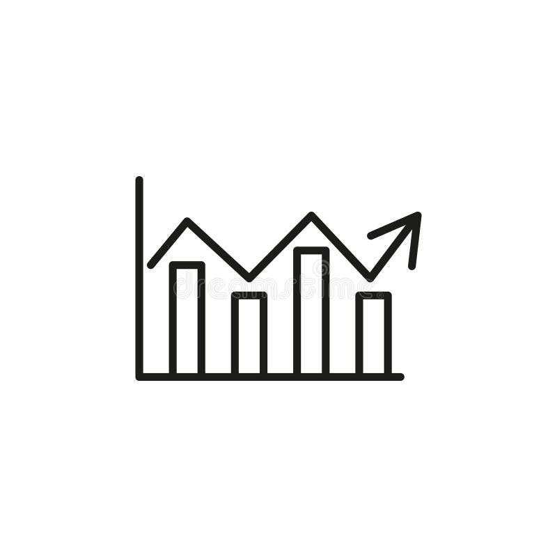Average Icon Flat Line Symbol Set Stock Illustration - Illustration of ...