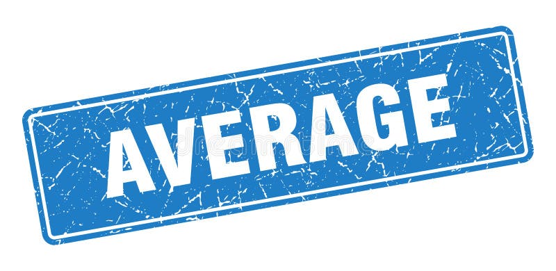 Average sign stock vector. Illustration of grey, emblem - 160385558