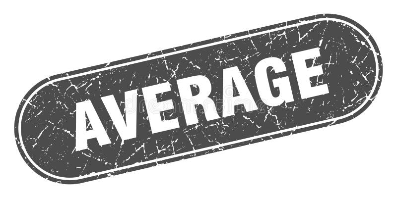 Average sign stock vector. Illustration of badge, threedimensional ...