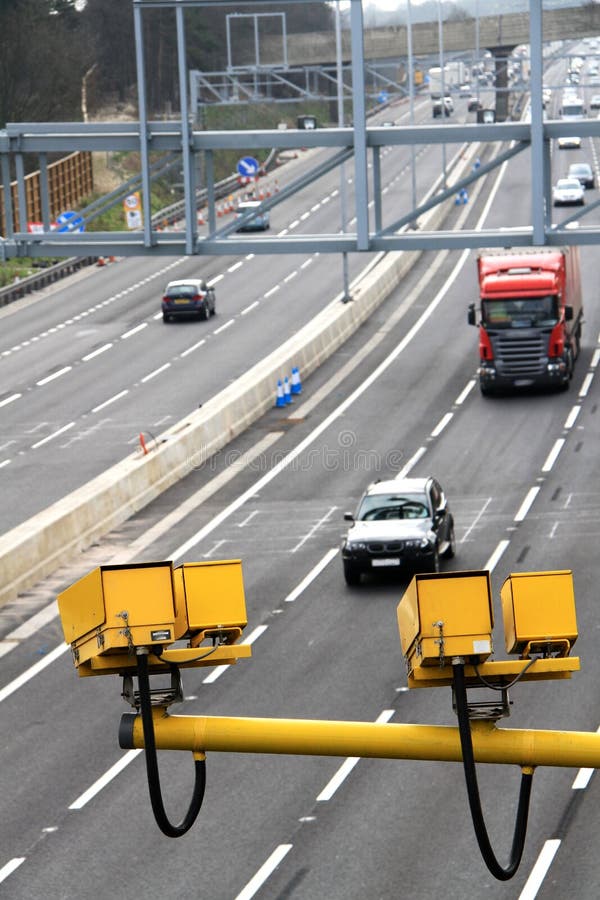 Average speed camera stock photo. Image of cctv, guard - 23870438