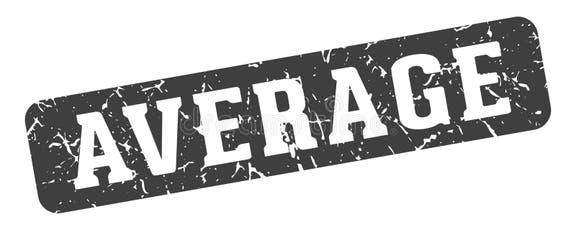 Average Rectangular Sign. Average Stamp Stock Vector - Illustration of ...