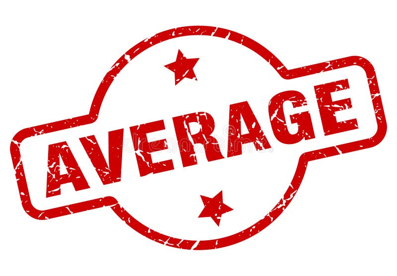 Average stamp stock vector. Illustration of sign, insignia - 148234982