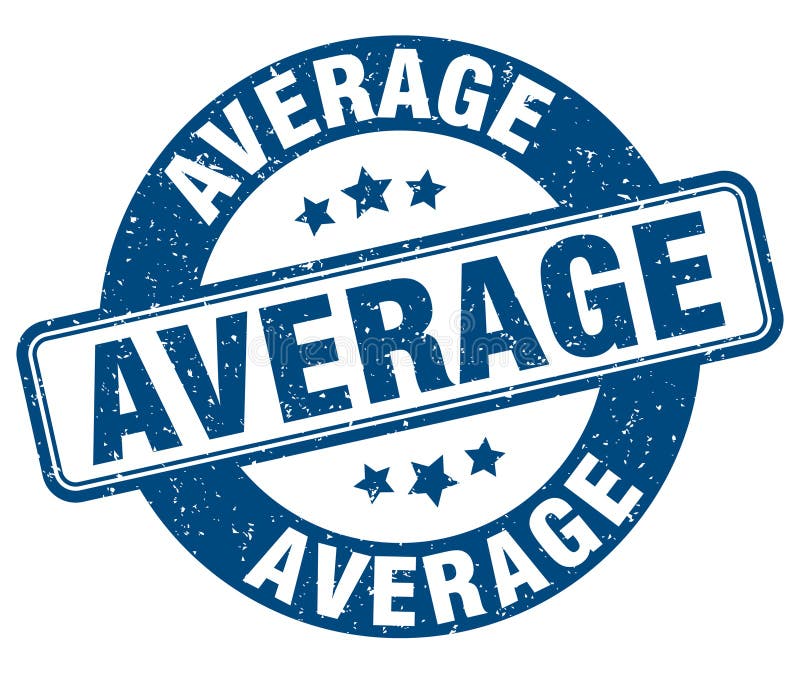 Average Stamp. Average Label. Round Grunge Sign Stock Vector ...