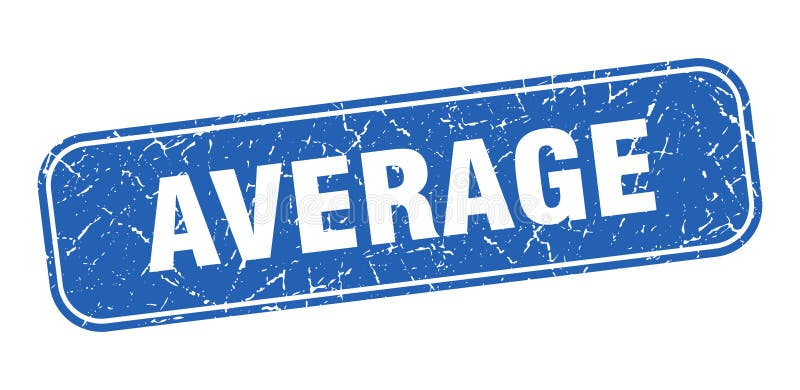 Average sign stock vector. Illustration of badge, threedimensional ...