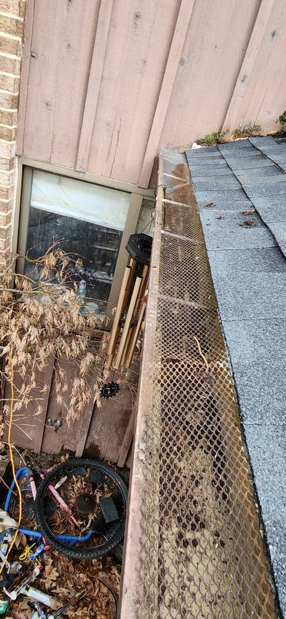 Average Style Gutter Guards Stock Image - Image of building, industry ...