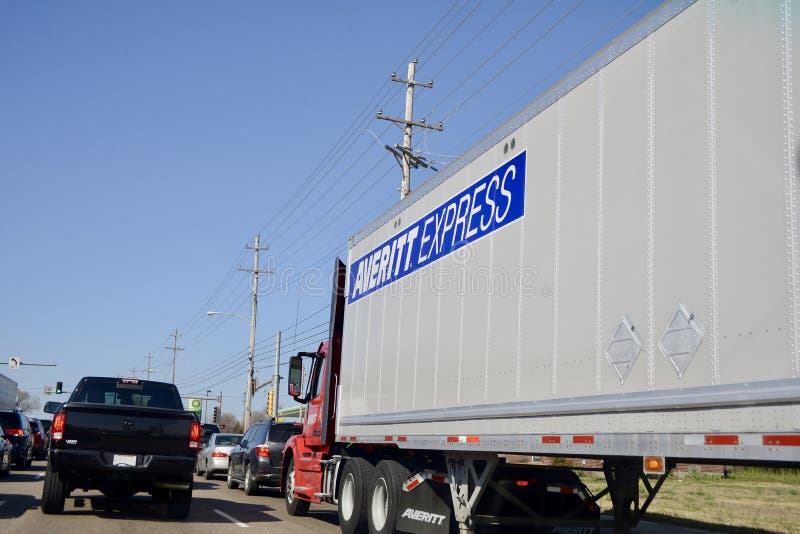 Averitt Express Transportation Company 编辑类照片 - 图片 包括有 通信, 导入: 112087296