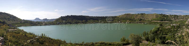 Averno Lake stock photo. Image of italia, averno, napoli - 16519738
