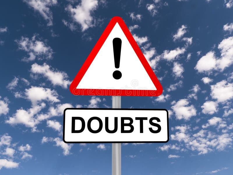Doutes image stock. Image du signe, lettres, insecure - 47794245