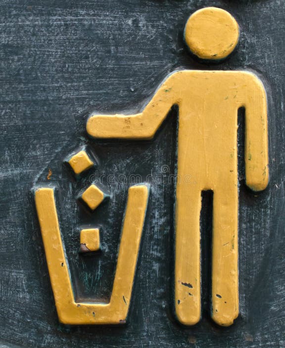 Avfall kan symbolet arkivfoto. Bild av symboliskt, utformning - 28625100