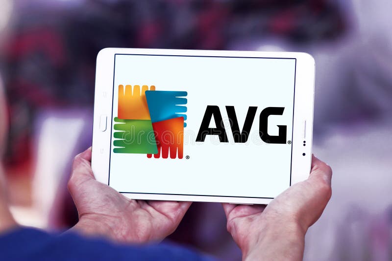 AVG Technologies Company Logo Editorial Image - Image of mobile ...