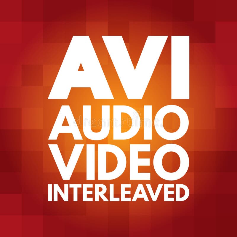 Avi Audio Stock Illustrations – 1,055 Avi Audio Stock Illustrations ...