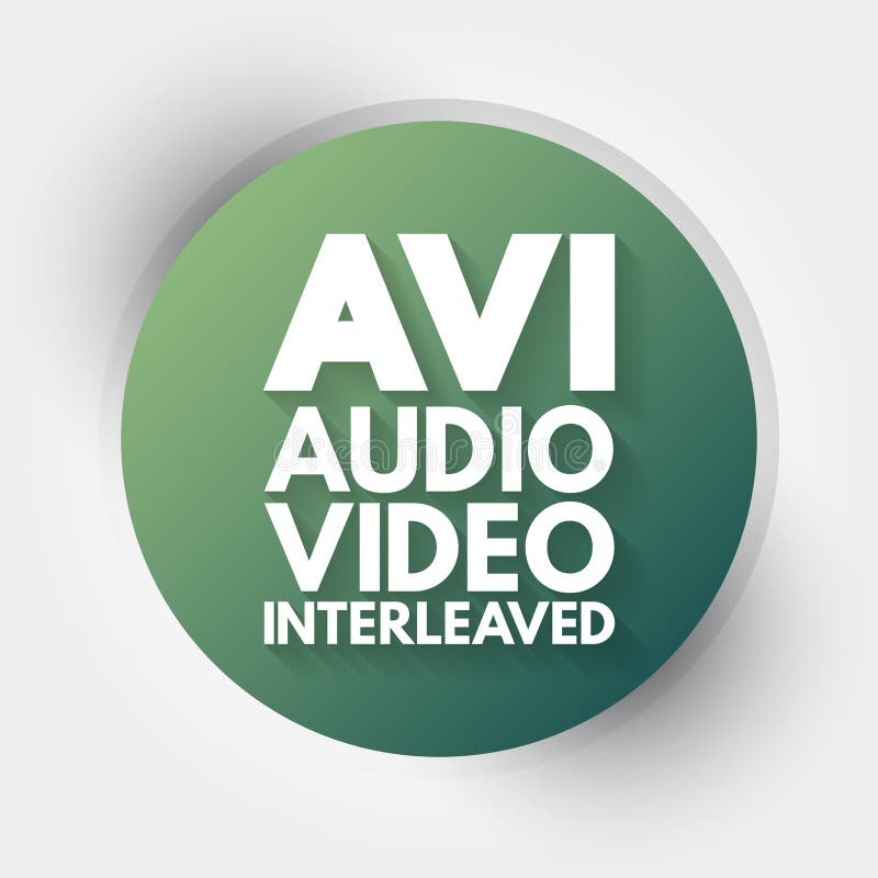 Avi Audio Stock Illustrations – 1,055 Avi Audio Stock Illustrations ...