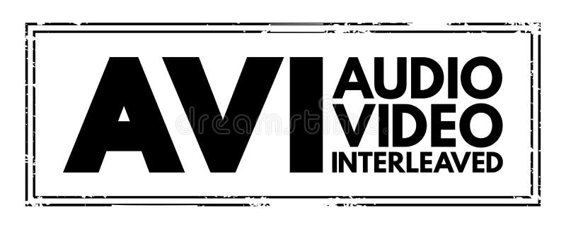 Avi Audio Stock Illustrations – 1,055 Avi Audio Stock Illustrations ...