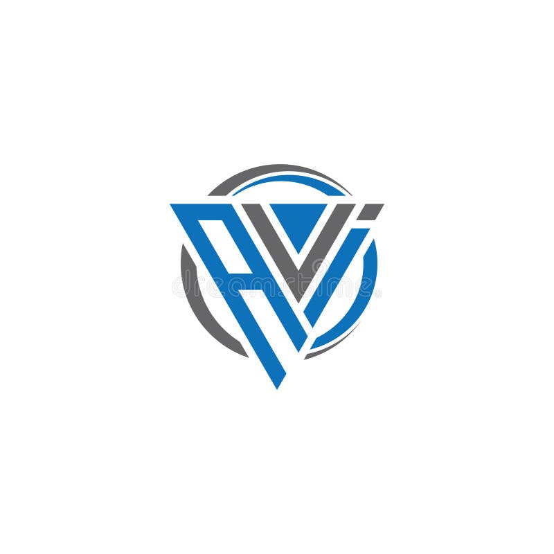 AVI Letter Monogram Initial Logo Design Template Vector Illustration ...