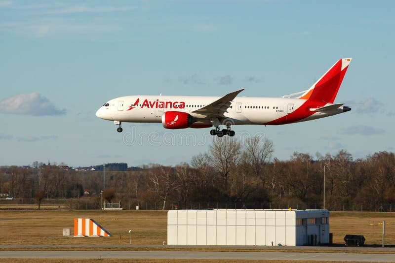 Avianca Plane Approaching Airport Editorial Photography - Image of ...